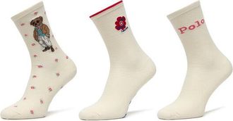 Polo Ralph Lauren Lange Socken 455P10258001 &Eacute;cru