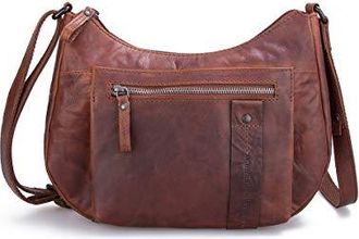 Spikes & Sparrow Sac à bandoulière Femme cuir véritable | Look classique, sangle réglable, espace de rangement confortable 020539