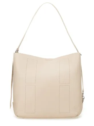 Hogan Womens Hobo Bag Hocket Medium White Calf Leather Handbags Hand
