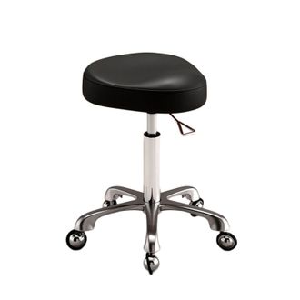 Generic Um 360&deg; drehbarer sattelf&ouml;rmiger Stuhl, ergonomische Sattelhockerr&auml;der, 400 Pfund Tragkraft, geeignet for Spa-Massage und medizinische &Auml;sthetik(Color-