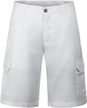 Moorer Homme, Shorts, Blanc, Taille: S Cargo Bermuda