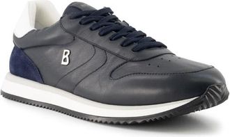 Bogner Herren Sneaker blau Glattleder