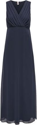 Only Onlanna Sisi SL Maxi Dress Life WVN Robe, Bleu Nuit, M Femme