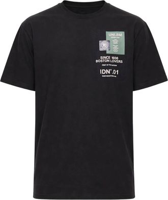 Blauer Homme, Tops, Noir, Taille: XL Brush T-Shirt