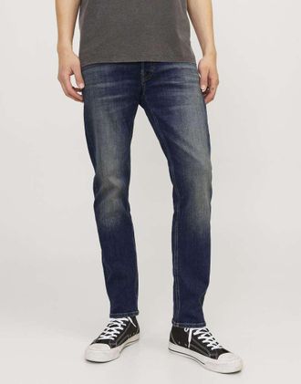 Jack & Jones Jean fusel&eacute; - Bleu
