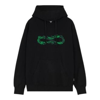PROPAGANDA Logo Fire Hoodie Baumwoll-Sweatshirt - - Sweatshirts & Hoodies - Herren - Schwarzk - S