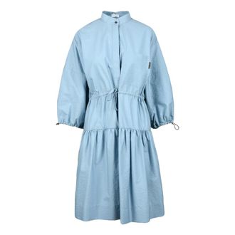 Brunello Cucinelli Robe Chemise - Femme - Robes - Bleu - Taille: 40 FR