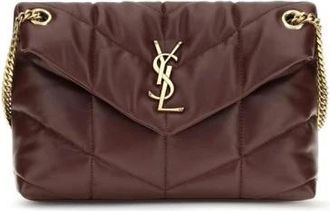 Saint Laurent Puffer Small Umh&auml;ngetasche - - Bags - Damen - Rot - ONE SIZE