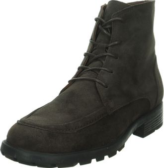 Think Think HAWARA Herren chromfrei gegerbte nachhaltige Stiefelette, Mocca 3000, 45.5 EU