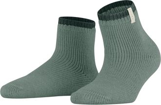 Falke Damen Socken Cosy Plush W Sso Alpakawolle gemustert 1 Paar, Grün Austerity 7876, 35-38