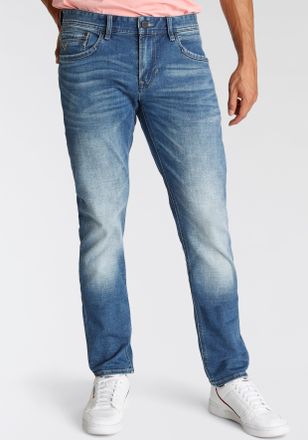 PME Legend Slim-fit-Jeans PME LEGEND Tailwheel PTR140, Herren, Gr. 34, L&auml;nge 36, blau (soft mid blau), Denim/Jeans, Obermaterial: 79% Baumwolle, 20% Polyester, 1