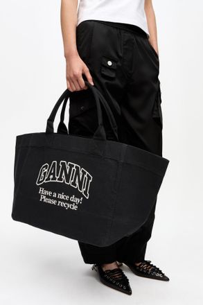 Ganni Tote XXL noir Multicolore - Pour Femme