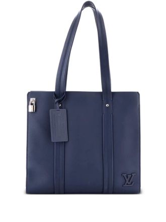 Louis Vuitton Aerogram Takeoff Leather tote bag - Blau