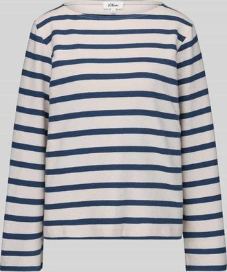s.Oliver Red Label Sweatshirt mit U-Boot-Ausschnitt
