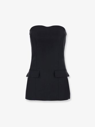 Toteme Wool and silk blend tank top - TOTEME - gender_Woman