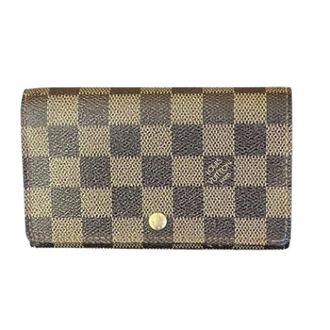Louis Vuitton Portefeuille Bi-fold Damier Pre-owned - Femme - Pre-owned - Brun - Taille: ONE Size