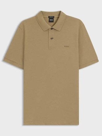 BOSS Polo beige en coton