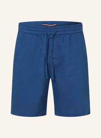Tommy Hilfiger Leinenshorts Dover Regular Fit blau