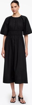 Arket Maxikleid Aus Lyocell Und Baumwolle -Schwarz