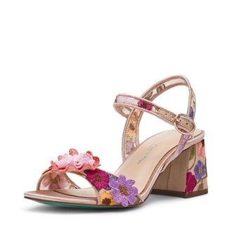 Betsey Johnson Sandales &agrave; talons Blare pour femme, Nude Multi, 39 EU