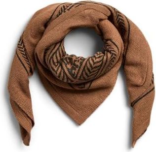 Pieces Petite &eacute;charpe carr&eacute;e Pcnovis, Toasted Coconut, taille unique