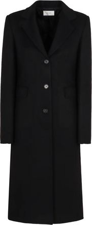 The Row Langer- einreihiger Mantel - - Coats - Damen - Schwarzk - 3XS