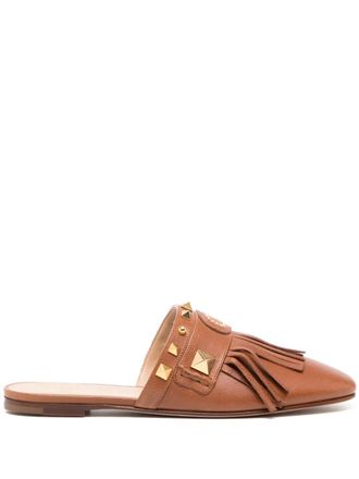 Valentino Garavani mules Plaster Caster - Marron
