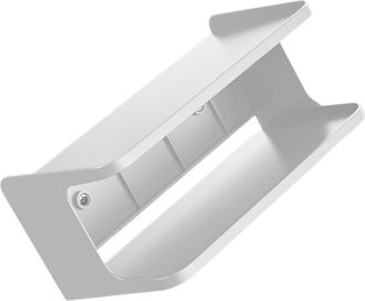 BESPORTBLE Doppelstöckiges Wandmontiertes Nachttischregal mit Aufhängung Platzsparender Badezimmerschrank Vielseitiger Organizer für Telefon Schlüssel für Schlaf