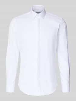 Jake*s Slim Fit Businesshemd aus Twill