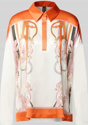 Marc Cain Relaxed Fit Hemdbluse mit Seiden-Anteil