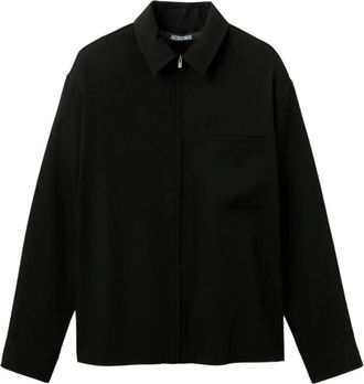 Jacquemus Homme, Vestes, Noir, Taille: L La Chemise Mecano