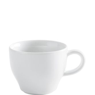 Kahla 215125A90021C Caf&eacute; Sommelier Cappuccino Italiano-Obertasse 0,18 l | wei&szlig;e Cappuccinotasse aus Porzellan