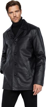 Schott NYC Herren LCMAINE2 Lederjacke, Schwarz, XX-Large