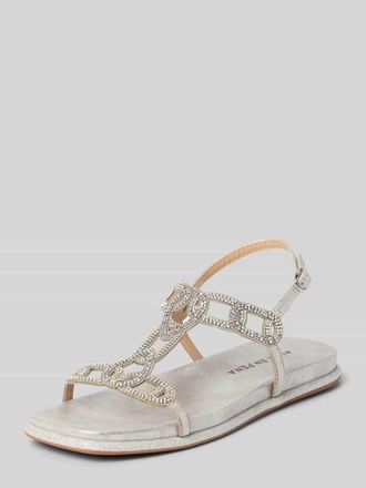 Alma En Pena Sandalette mit Strasssteinbesatz