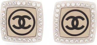 Chanel Ohrringe - NEUE CHANEL CC LOGO QUADRAT METALL GOLD OHRSCHMUCK - Gr. unisize - in Gold - f&uuml;r Damen