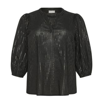Kaffe Curve Damen, Blusen & Hemden, Schwarzk, 4XLGr&ouml;&szlig;e