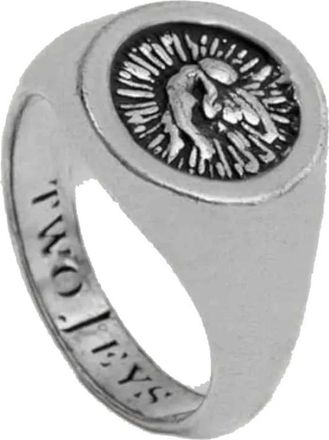 TwoJeys Femme, Accessoires, Gris, Taille: 57 MM Angel Ring