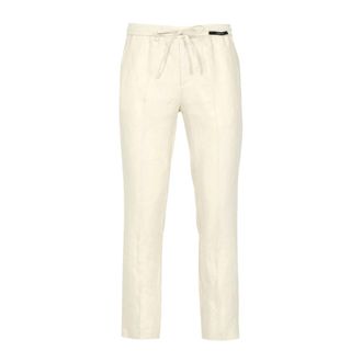 Michael Coal Homme, Pantalons, Beige, Taille: W32 Pantalon Adam en lin
