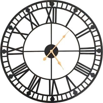 vidaXL Wanduhr Vintage mit Quarzwerk Metall 60 cm xxl Vidaxl