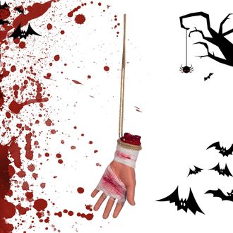 Generico Ausgeschnittene K&ouml;rperteile: Halloween-, realistische Horrordekoration, schaukelnde Schaustellung, k&uuml;nstliches Mitglied in nat&uuml;rlicher Gr&ouml;&szlig;e | Wunderb