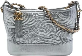 Chanel Pre-owned Gabrielle Shoulder Bag - Femme - Pre-owned - Gris - Taille: ONE Size