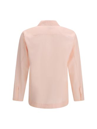 Umit Benan Mens Havana Shirt Pastel Pink Silk