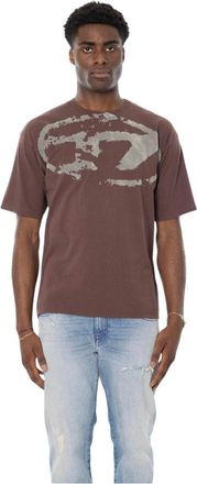 Diesel Homme, Tops, Brun, Taille: M T-Boxt-N14 Tee