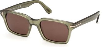 Tom Ford Lunettes de soleil Hayden-02 - Homme - Accessoires - Vert - Taille: 54 MM