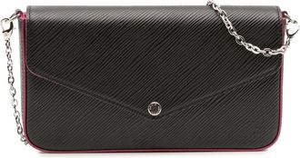 Louis Vuitton Hobo Bags - Epi Pochette Felicie - Gr. unisize - in Schwarz - für Damen