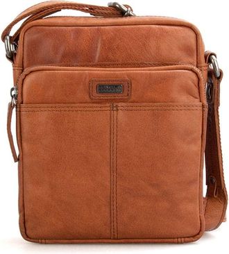Spikes & Sparrow Leren Crossbodytas - Vermont - Brandy Cognac