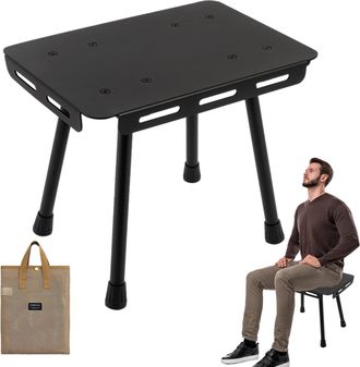 Generic Kleiner Klapptisch - Picknicktisch f&uuml;r Camping im Freien, robuster Klapptisch | tragbarer Grill, Zeichenstuhl, Klappbank, Picknicktisch, Strandtisch f