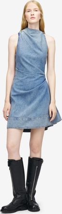 Alexander McQueen Asymmetrisches Jeans-Minikleid - Item 857115QMAD14383