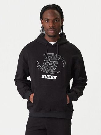 Guess Sweatshirt Z6RQ05 K9YI1 Schwarz Regular Fit