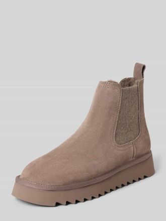 Tamaris Boots aus Rindsnappa mit Profilsohle